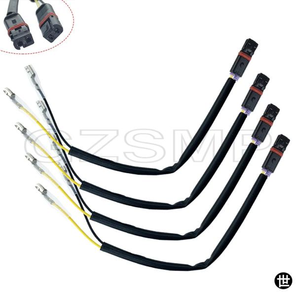 ウィンカー配線ハーネスインジケーターコネクタアダプタプラグBMW S1000 R XR R1250 GS F900R F750 F850 GS RNINE T G310GSに適合