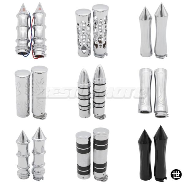 ヤマハ ドラッグスター V-STAR DS400 DS650 XVS400 XVS650 XVS1100 ホンダ シャドウ VT400 VT750 VT1100 STEED MAGNA用バイクハンドグリップ