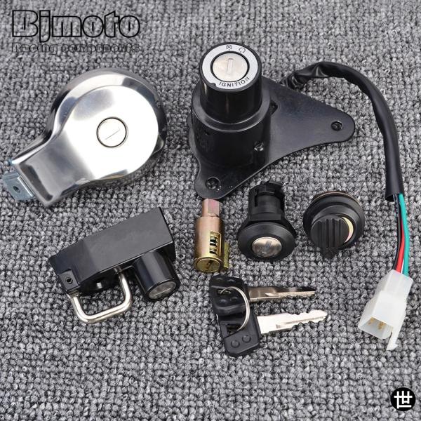 イグニッションスイッチ 燃料ガスキャップ シートロック キーキット ヤマハ XV125 VIRAGO 125 1997-2000 XV250 VIRAGO 250 1988-2013用