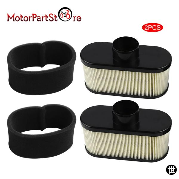 ジョンディア オレゴン カワサキ FR651V FR691V FR730V FS481V FS541V FS600V 11013-0752 11013-0726 11013-7046用エアフィルタークリーナー 2個