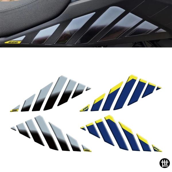 SUZUKI V-STROM 800DE DL800DE 2023-2024 バイク用ニー3Dガスタンクペイント保護デカールステッカー