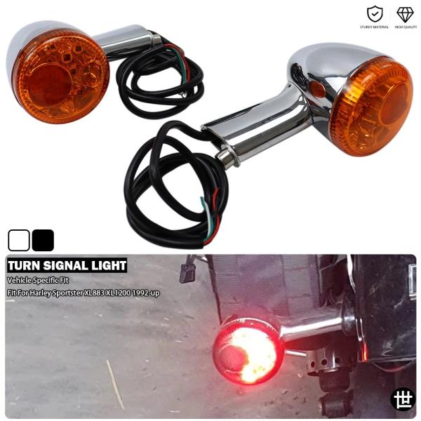 ハーレー スポーツスター 883 アイアン XL1200 48 72 ロードスター スーパーロー 1992-2022年式用 バイク用 LED ウィンカー インジケーター リアブレーキライト