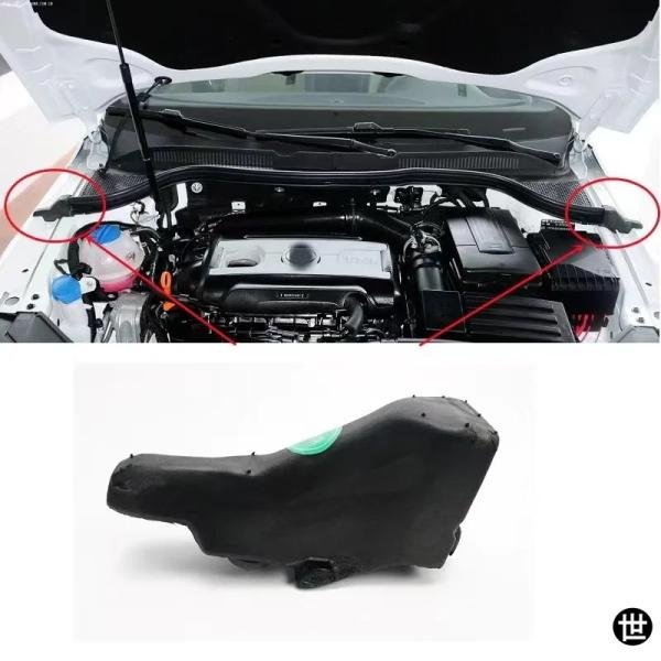 VW CC 2012-2017用ボンネットシールフィラーピース 3C8823730A 3C8823729 関連アイテム エンジンフードカバークッションダンピングスポンダーペア
