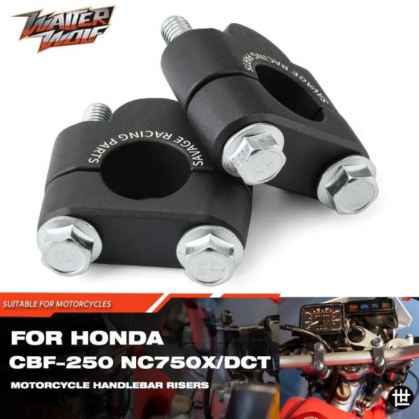 ホンダ NC750S DCT CB400 CB1300 MSX125 CBF125 CBF190X NC700X 用バイク 二輪ハンドルバーライザーアダプターグリップストレッチャーレイズマウント