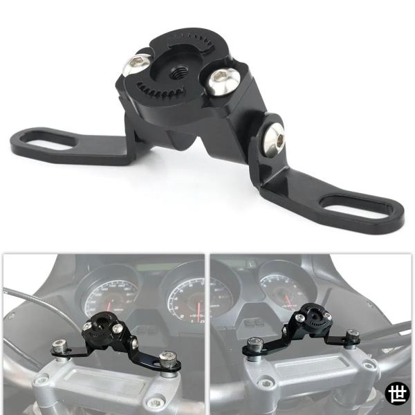 ハンドルバークランプ GPSマウントナビゲーションブラケットホルダー HUSQVARNA 701 ENDURO ROYAL ENFIELD HIMALAYAN SCRAM411 ハーレー ソフテイル対応