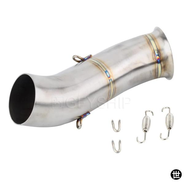 DUCATI HYPERMOTARD 2013 2014 2015 2016 2017 2018 HYPERSTRADA 18 ESCAPE スリップオン バイク 二輪 エキゾースト マフラー ミドルリンク パイプ