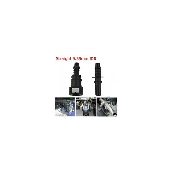 ストレート 9.89-ID8 車用燃料ラインホースパイプカプラークイックリリースコネクターキット自動車ガソリンディーゼル接続クイック