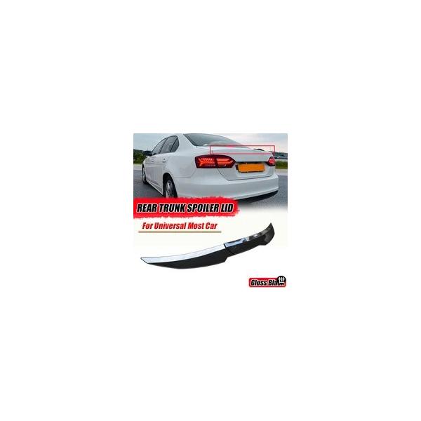 E36 E46 E60 W204 ジェッタ MK6 パサート CC マツダ3 フォーカス 車用リアトランク ハイキック ダックテール ブーツ スポイラー ウィング 汎用用 3個 グロス B