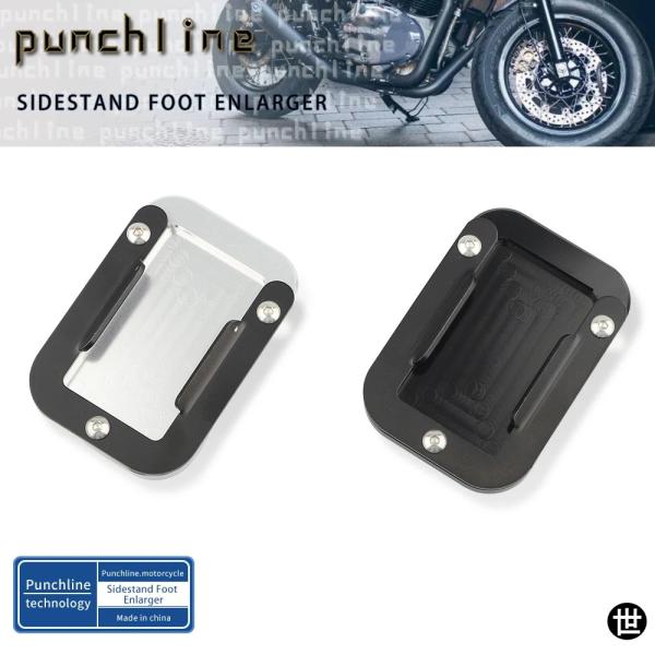 INTERCEPTOR 650 18-25 CONTINENTAL GT 650 GT650 19-25 BEAR 650 25-26 用サイドスタンド拡張キックスタンドサイドスタンドフット拡張パッド