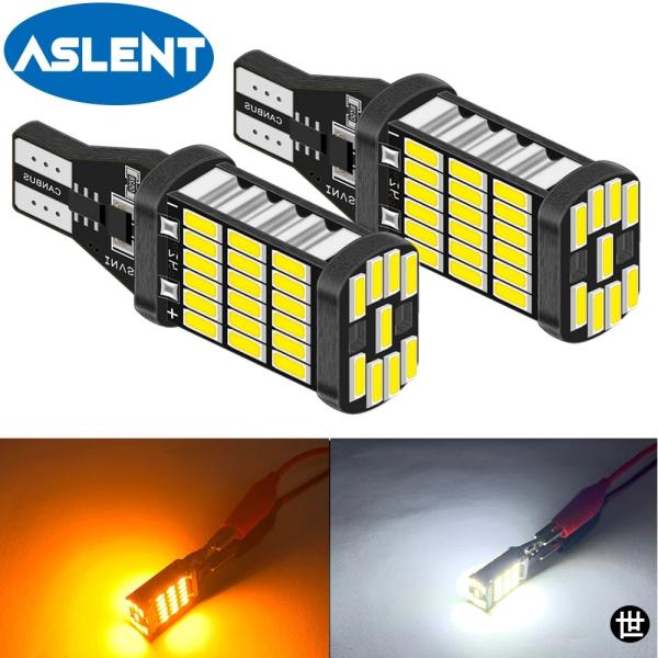 2X W16W LED T15 CANBUS 車用バックアップリザーブライトバルブ OBCエラーなし ブルーテールランプ LADA GRANTA NIVA PRIORA KALINA XRAY VESTA用