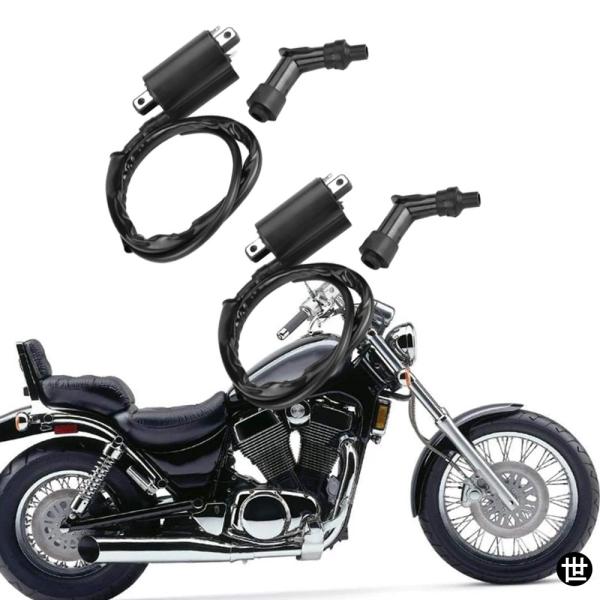 スズキ VS1400GLP INTRUDER 1400 1987-2004 用イグニッションコイル フロントリア 2個セット 33410-38B00 33420-38B00 33420-10F00