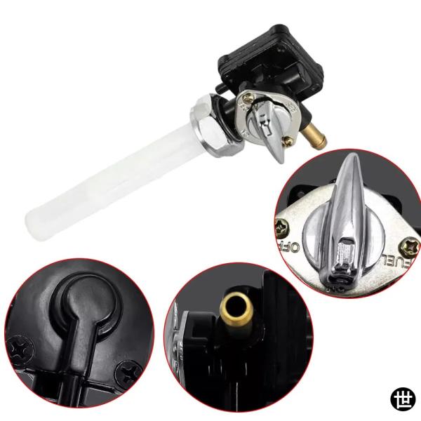 ハーレー FLST FXST FLT FXD 1995 1996 1997 1998 1999 2000 2001 用燃料バルブ コック(オスネジ付き)バイク部品 61338-94D