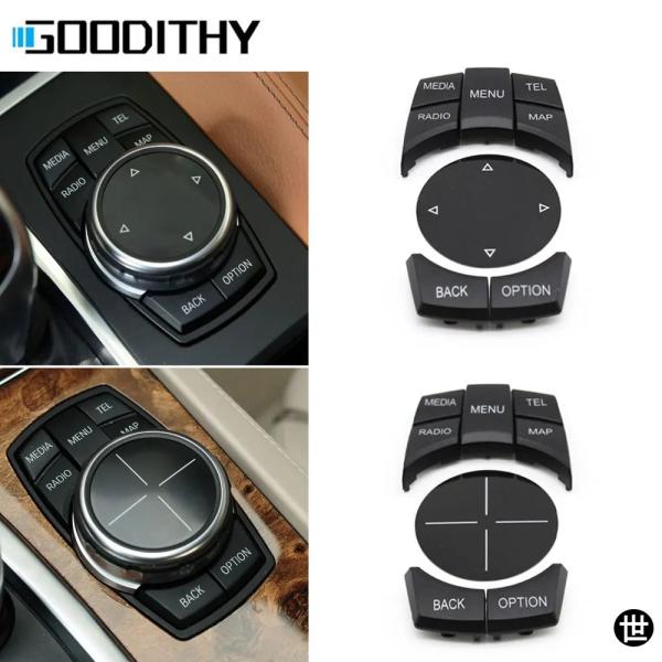 LHD RHD IDRIVE センターコンソール マルチメディアスイッチボタンキーキャップ BMW 3 5 6 7 X3 X4 X5 シリーズ F30 F31 F10 F11 F02 F06 F25 F26