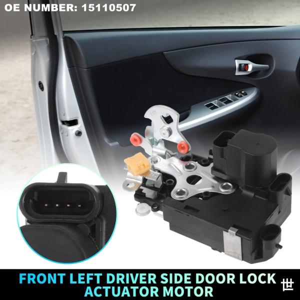 MOTOFORTI製 フロント左ドアロックアクチュエータモーター(OLDSMOBILE BRAVADA 2002-2004、CHEVROLET TRAILBLAZER 2002-2009用)15110507