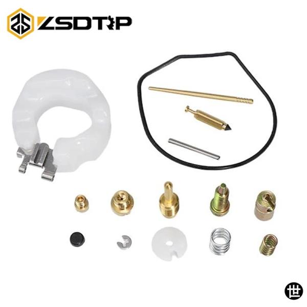 ZSDTRP DELLORTO バイク用キャブレター部品 PHBN PHVA 修理キット フロート ニードル バルブ セット アイドル スクリュー メイン ジェット ガスケット
