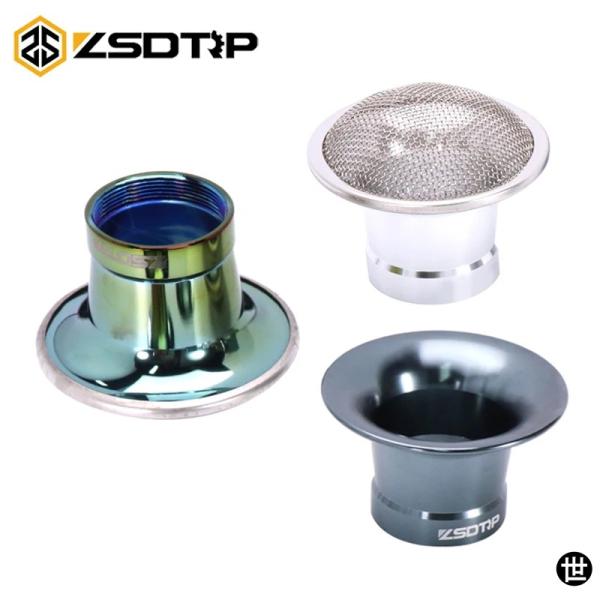 ZSDTRP バイク用 38MM ベロシティスタック エアフィルターカップ トランペット ベロシティスタック PHBL ADASBDBS キャブレター用