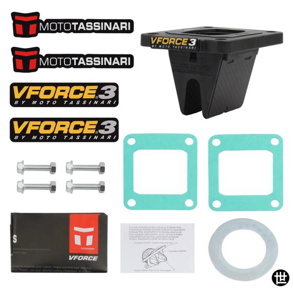 スズキ RM100 VFORCE モトクロス用リードバルブシステム、カワサキ KX8085100112 バイク用モトチューニングスペアパーツ