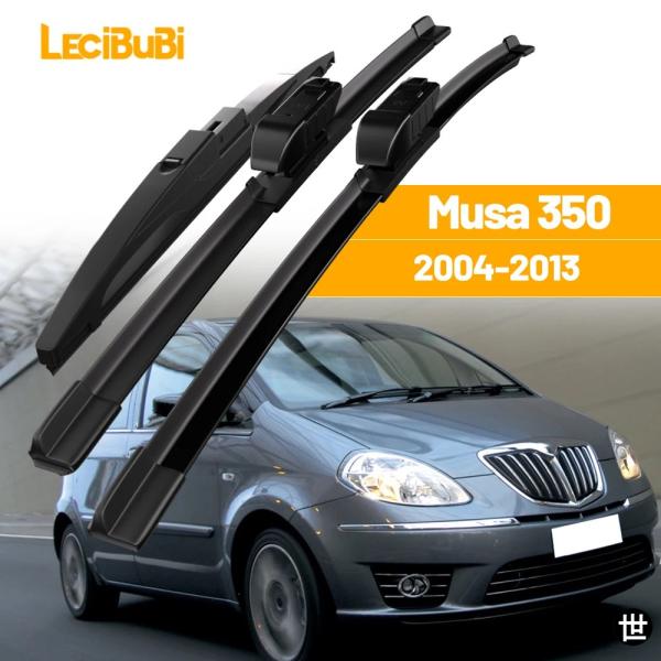 ランチア ムサ 350 2004-2013 用 フロント＆リア ワイパーブレード 1セット 2005 2006 2007 2008 2009 アクセサリー