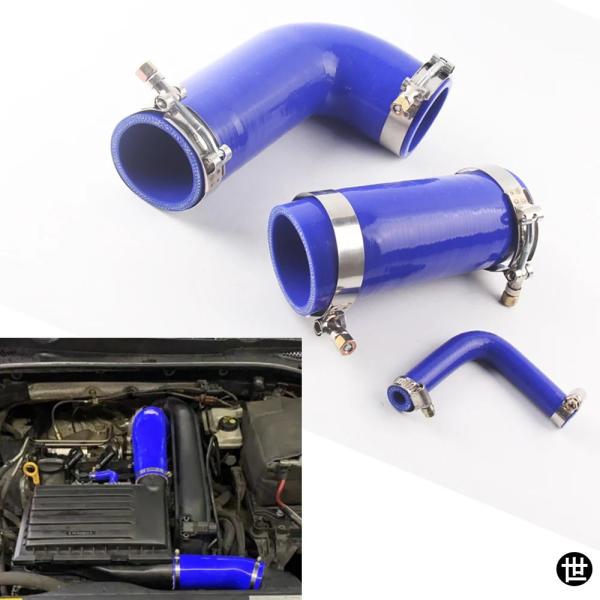 VW ゴルフ GTI MK7 EA211 1.2 1.4 エンジン パサート ジェッタ アウディ A3 シート レオン シュコダ用自動車用シリコン製エアインテークホースフルキット