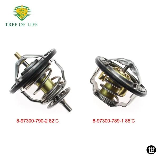 いすゞ NPR NKR NRR NQR 4HF1 4HG1 4HE1 4HK1 4.3L 4.8L 5.2L 1998-2016 用エンジン冷却水サーモスタット 1セット 8973007891 8973007902