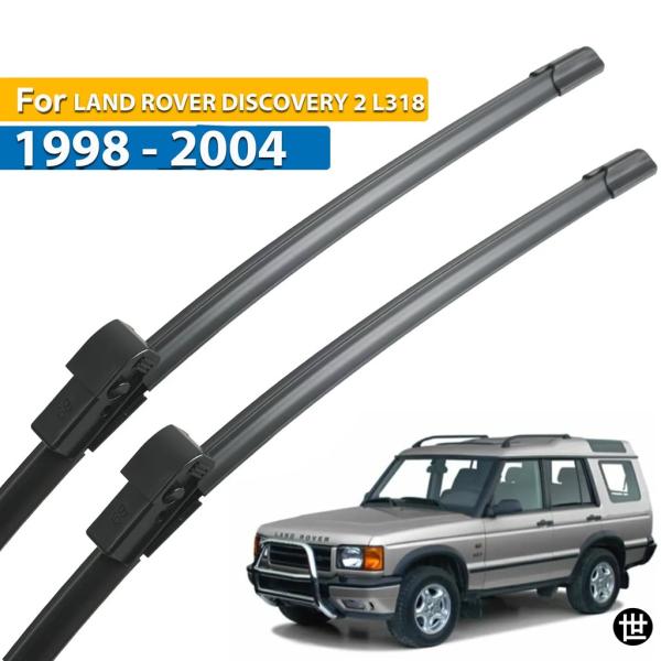 製 フロントワイパーブレード LAND ROVER DISCOVERY 2 L318 1998 - 2004用 フロントガラス/ウインドスクリーン/ウィンドウ レインブラシ 22インチ+