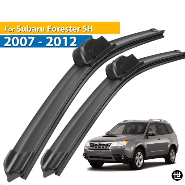 LHD フロントワイパーブレード スバル フォレスター SH 2007 - 2012 フロントガラス ウィンドスクリーン ウィンドウ カーレインブラシ 24インチ+1