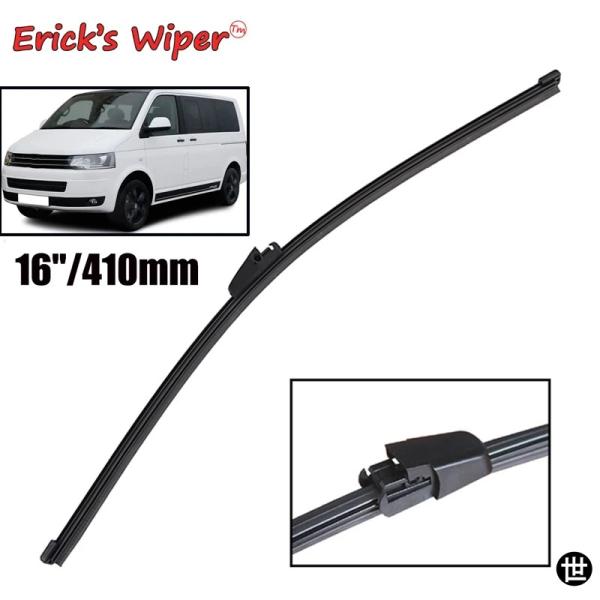 16インチ リアワイパーブレード VW Multivan Caravelle T5 2003 - 2015 リフトアップテールゲート フロントガラス フロントガラス ウィンドウブラ