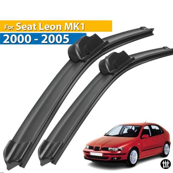 LHD フロントワイパーブレード Seat Leon MK1 2000 - 2005 用 フロントガラス フロントガラス クリーン ウィンドウ カー レインブラシ 21”+19”