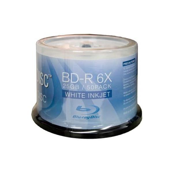 【商品仕様】■型番：PLX-BR06WP50■UPCコード：842378008789■JANコード：4537459330366■規格：BD-R 一回録画用■容量：25GB■記録時間：地上デジタル180分 /BSデジタル130分■対応速度：1...