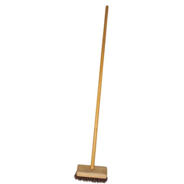 [ 180 x 1140mm ] シダ 毛:パルミラファイバー 柄・頭:天然木 日本製※メーカーからの取り寄せ商品の為、納期まで1週間前後かかります。予めご了承ください。とにかくハードなプロの厨房。そこに耐えうる確かな製品には、強固さと使い...