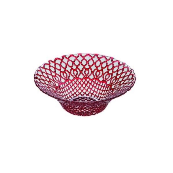 ■商品詳細■ハナ　ボール　16cm　レッド直径158×高さ57mm材質：ソーダガラス生産国：トルコ(ハンドメイド)【洗×】【電×】【オ×】【直×】化粧箱が無い為、緩衝材に包んで発送致します。