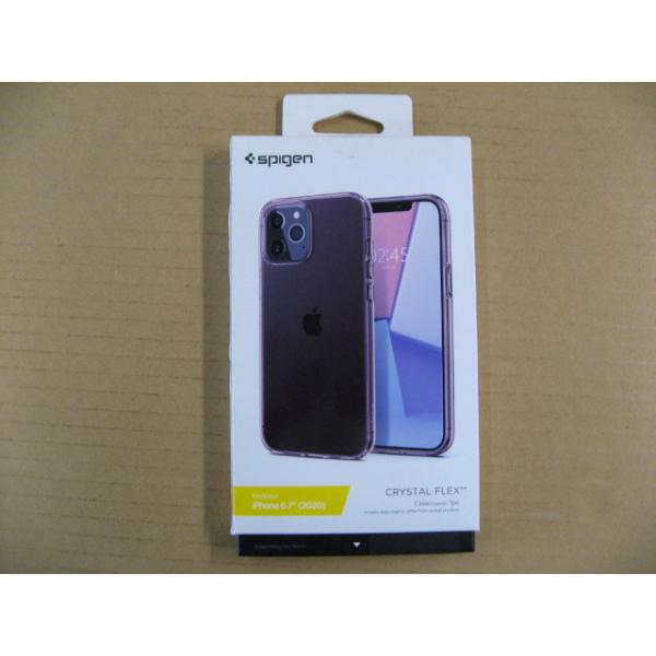 SPIGEN iPhone 12 Pro Max 6.7インチ対応 Crystal Flex Rose Crystal ACS01474