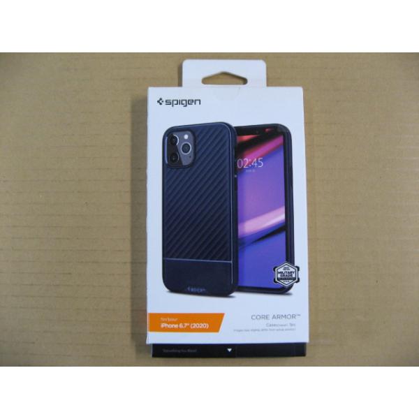 SPIGEN iPhone 12 Pro Max 6.7インチ対応 Core Armor Navy Blue ACS01472