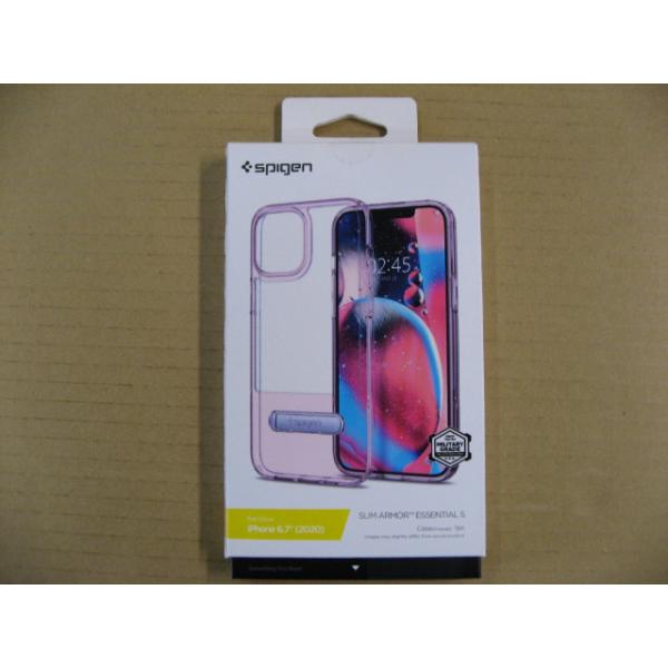 SPIGEN iPhone 12 Pro Max 6.7インチ対応 Slim Armor Essential Rose Crystal ACS01488