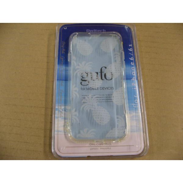 色褪色 オウルテック Owltech OWL-CVIP617PI-CL [iPhone 6/6s用 ハワイアン ソフトTPUケース パイナップル クリア]
