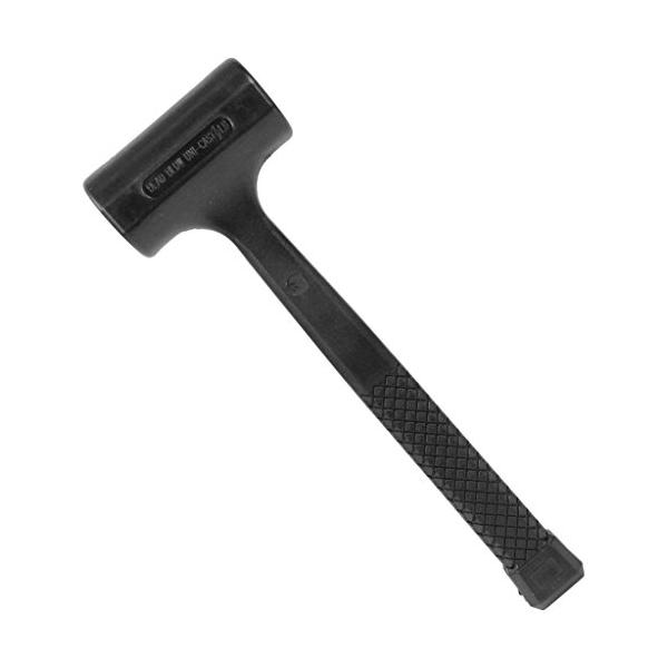 インダストリアルブラック/510?/EV-42・Size:510?・パッケージ個数:1・用途:木製品・機械の組み立てなど・特徴:跳ね返らない無反動構造で打撃力をしっかり伝える・全長:270mm・重量:510g・本体:PVC