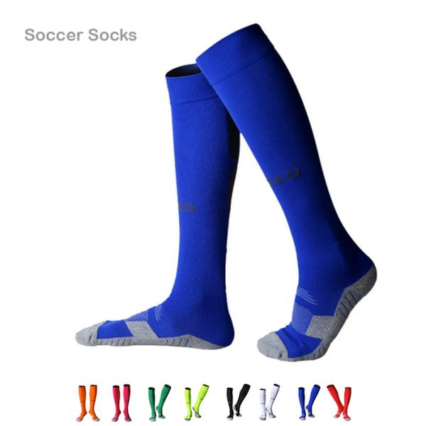 サイズ足のサイズ：24.5-27cm靴下の丈：43cm※平置き採寸のため多少の誤差が生じます。商品説明大人用サッカーソックス優れたフィット感で足の負担や疲労を軽減消耗が激しい足裏部分には少し厚めなパイル地を使用立体的なリブ縫製で足首や踵をし...