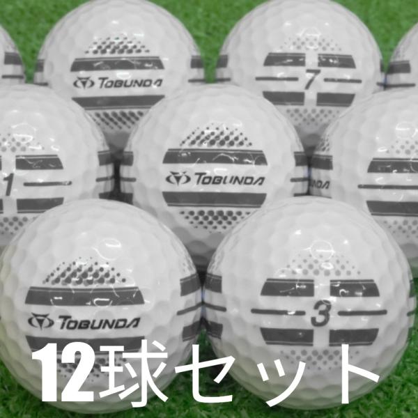 ロストボール ゴルフボール トブンダ ONE LINE ボール ホワイト×グレー 12球セット 中古 Aランク 特選 TOBUNDA ワンライン 飛ぶ！飛距離性能に特化し導き出された渾身の1球！高弾道・ロースピン性能で大きな飛距離！ルールギ...