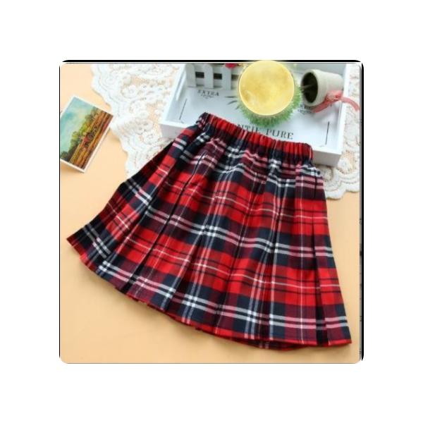 爆買　◆【サイズ】：110　120　130　140　150　160　170◆【素  材】：コットン　ポリエステル【おススメポイント】：《1》女の子の定番アイテム、Aラインの膝上丈プリーツスカート《2》ウエストの部分に伸縮性抜群のゴムが入り、...