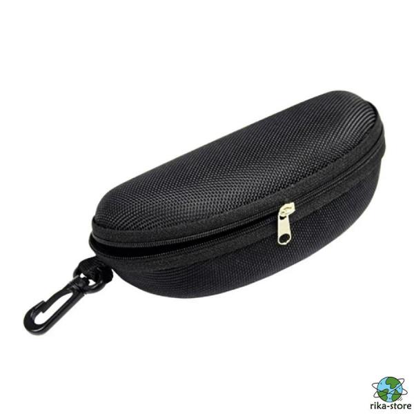 爆買　サイズ約17cm×約6cm×約7cm＊長さ14cm以下のサングラスのみ重量 約45g素材 EVA樹脂大きめのケースでフック付き。持ち運びに便利な、サングラスケースですスポーツサングラスに適した浅めのハイカーブ仕様で、フック付きなのでバ...