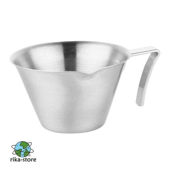 爆買　説明:[高品質]: 100ml エスプレッソ計量カップは.食品グレードの 304 ステンレス鋼素材で作られており.耐久性があり.お手入れが簡単です.[ハンドル付き]: 長いハンドル付きのエスプレッソ計量カップ.簡単で便利な快適なグリッ...