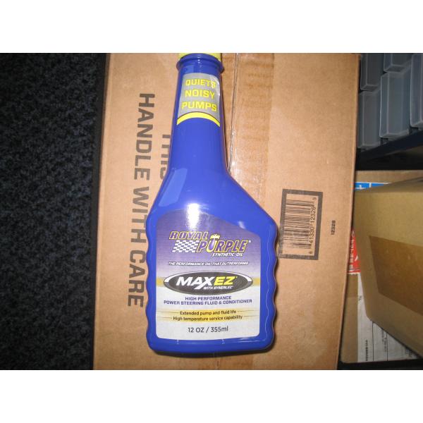 RoyalPurple　MaxEZは、すべてのパワーステアリングユニットの寿命と性能を最大化するように設計された高度なパワーステアリングフルードです。 Max EZは、厳選された合成基油とRoyal Purple独自のSynerlec〓添加...