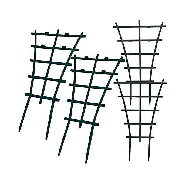 「商品情報」「主な仕様」刺すだけ簡単。植物サポートミニトレリス4個セットです。15cm幅で植物をしっかりサポート。ポールを1本1本刺すよりも簡単設置。植物の成長に合わせて上から差し込むだけで簡単に高さを追加できます。鉢植えやガーデニング、朝...