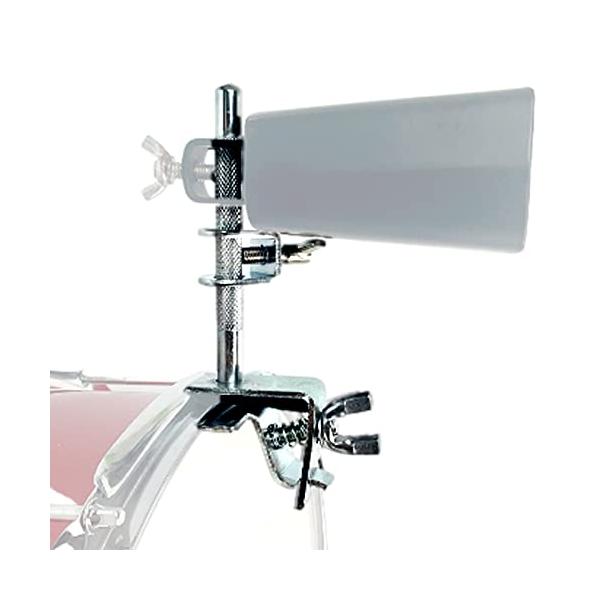 「商品情報」「主な仕様」カウベルをドラムに取り付けるためのドラムセット用カウベルホルダーです。メタル製のため、軽くて耐久性も高く、工具不要でネジで簡単に取り付けできるので、持ち運びに大変便利です。様々なタイプのカウベルをお子様用のドラムから...