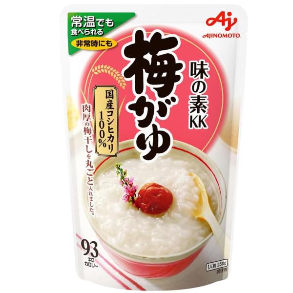 【商品詳細】「 味の素 KK おかゆ 」シリーズは、持ち運びに便利なレトルトパウチ。温めずにそのままでもお召し上がりいただけますので、場所や状況を問わずにお召し上がりいただくことができます。【品名・名称】米飯類(かゆ)【保存方法】常温にて保...