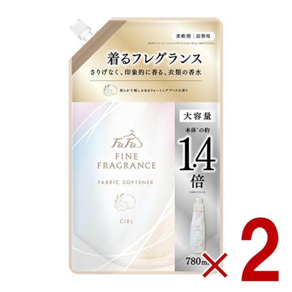 商品名：NSファーファ ファーファ ファインフレグランス シエル 詰替 780ml内容量：780MLJANコード：4902135672847発売元、製造元、輸入元又は販売元：ＮＳファーファ・ジャパン（株）原産国：日本商品説明素材選定・製造方...