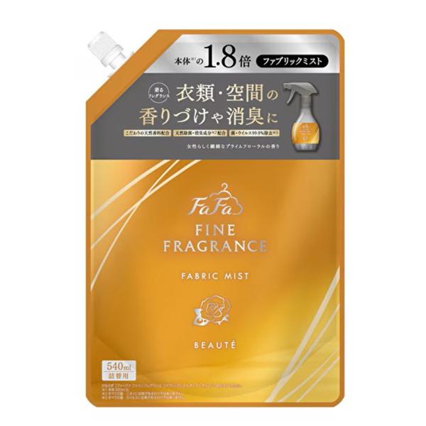商品名NSファーファ ファーファ ファインフレグランス ファブリックミスト ボーテ 540ml 詰替用内容量540MLJANコード4902135412184発売元、製造元、輸入元又は販売元ＮＳファーファ・ジャパン（株）原産国日本商品説明こだ...