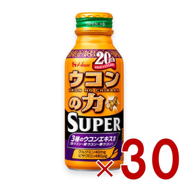 【ウコンの力 スーパー ドリンクの商品詳細】●1本当たりビサクロン480ugとクルクミン40mg（秋ウコン色素成分）紫ウコンエキスを配合。※ヒ゛サクロンとは、秋ウコン由来の健康成分です。・ヒ゛タミンB群4種(B1、B2、B6、ナイアシン)を...