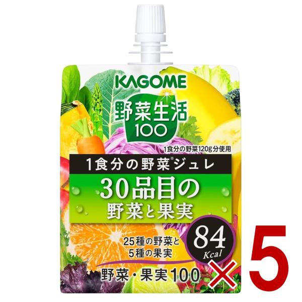 商品詳細1食分の野菜(120g分使用)を使用し、30品目の野菜と果実が摂れ、食バランスを整える健康ジュレです。手軽に飲めるパウチで、ちびだら飲みにも対応。品名・名称果実・野菜ミックス飲料(ゼリー飲料)原材料果実(りんご、オレンジ、レモン、バ...