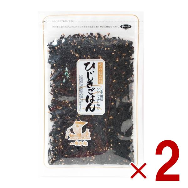 しそ風味のやわらかいソフトふりかけです原材料・成分ひじき・砂糖・食塩・ごま・米発酵調味料・蛋白加水分解物昆布粉末・調味料(アミノ酸等) 栄養成分表示 100g当たり熱量 240kcal タンパク質　11.3g 脂質　4.2g 炭水化物　39...